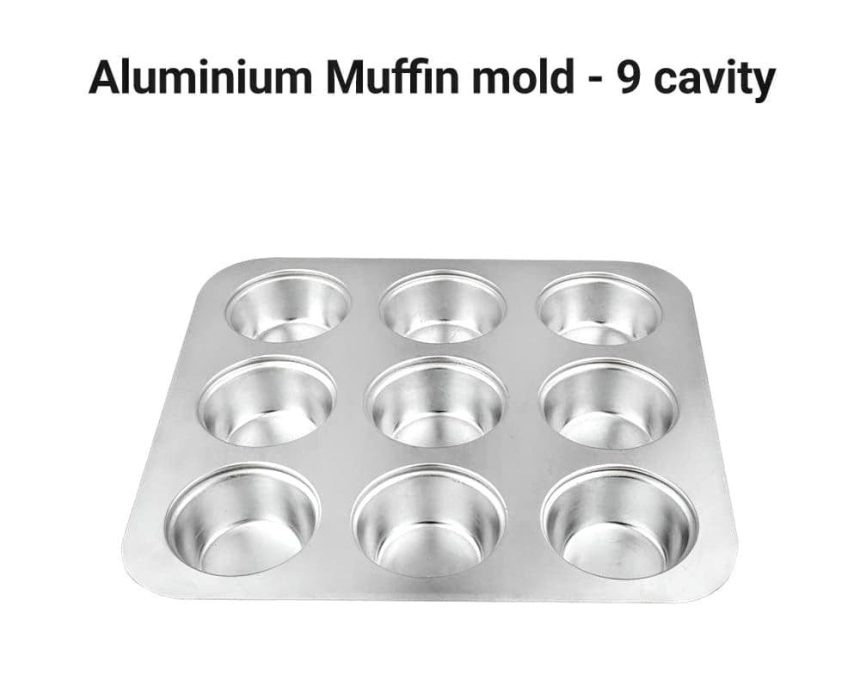 Aluminium Muffin Mold (9 Cavity) - Bihari Lal amrit paul/ A unique ...